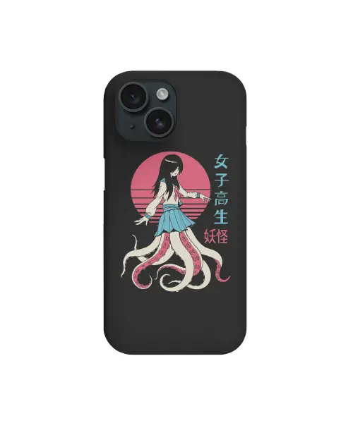 Yokai School Girl Japanese Folklore Phone Case for iPhone 11, 12, 13 ...