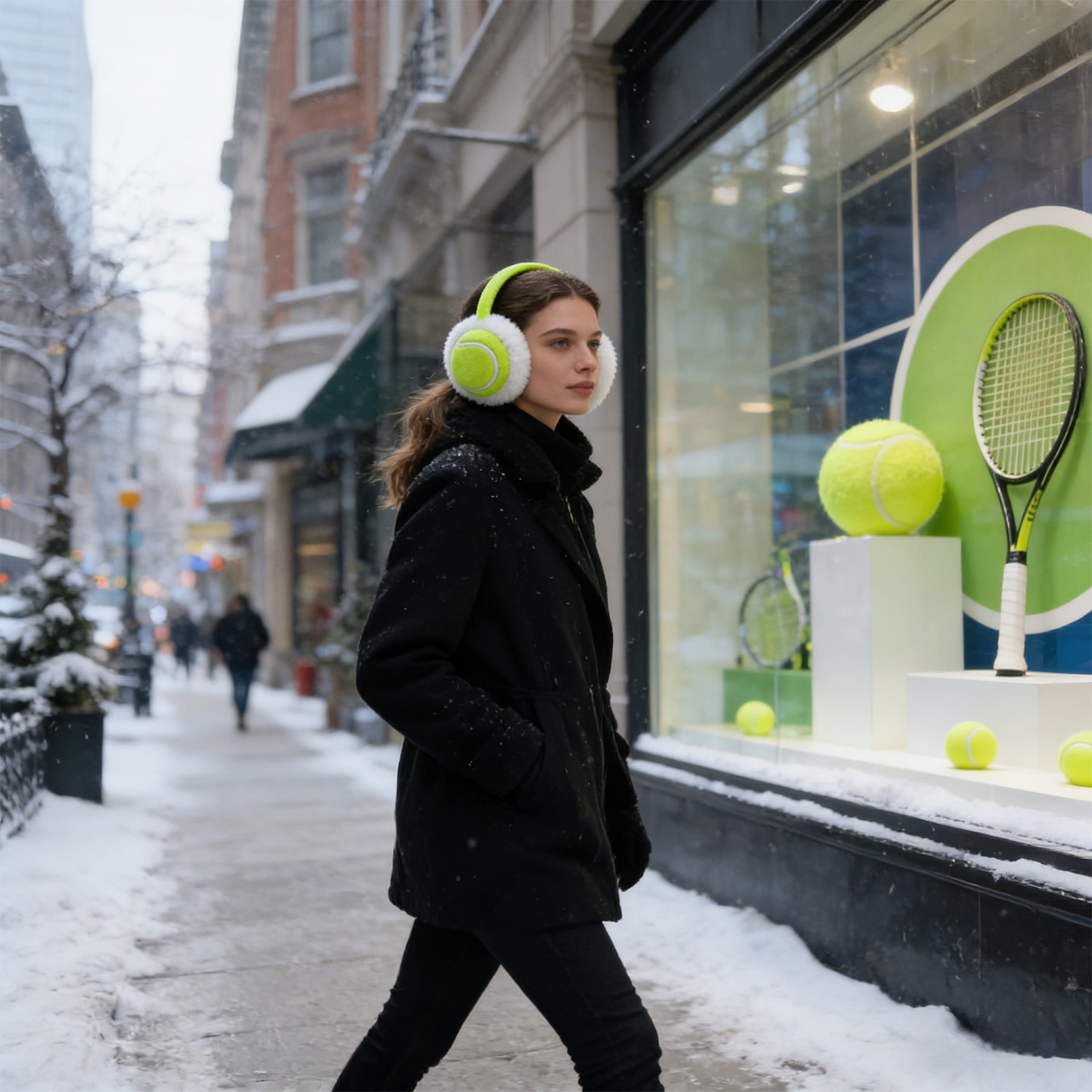 Yokan Ear Muffs for Cold Weather, Unisex Polyester Fiber Earmuffs ...