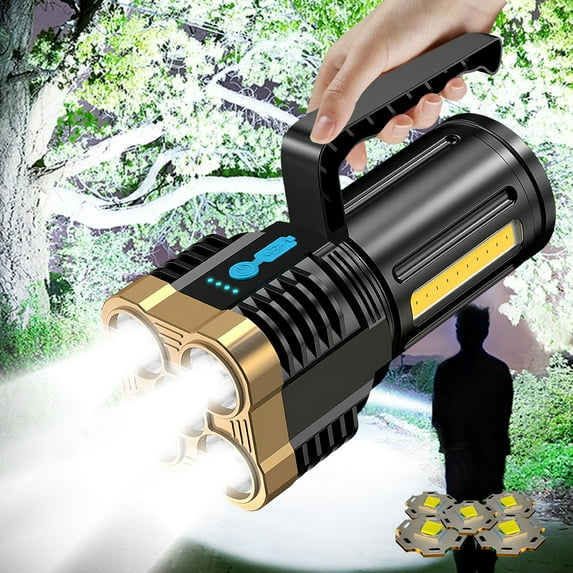 Yokan Explosion Proof LED Flashlight, Super Bright Rechargeable Torch ...
