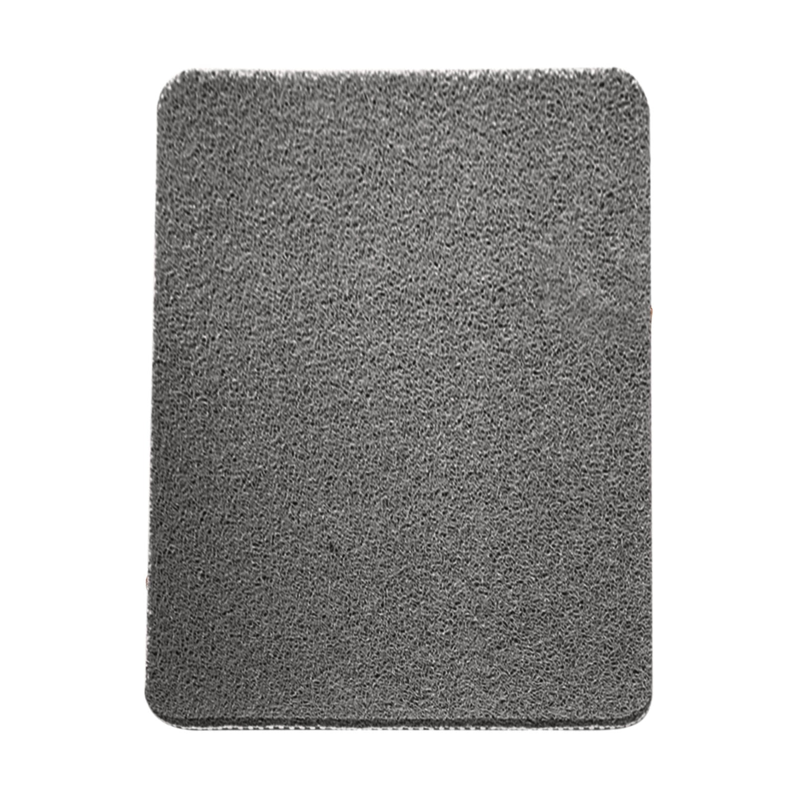 Yokan Non-Slip Bath Mat, PVC Toilet Floor Mat with Suction Cups, Luffa ...