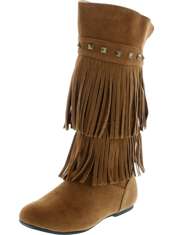 Girls' Fringe Boots