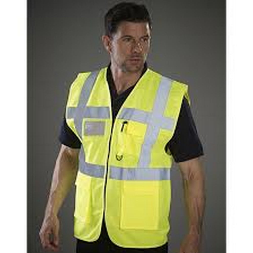 Yoko Hi-Vis Premium Executive/Manager Waistcoat / Jacket - Walmart.com