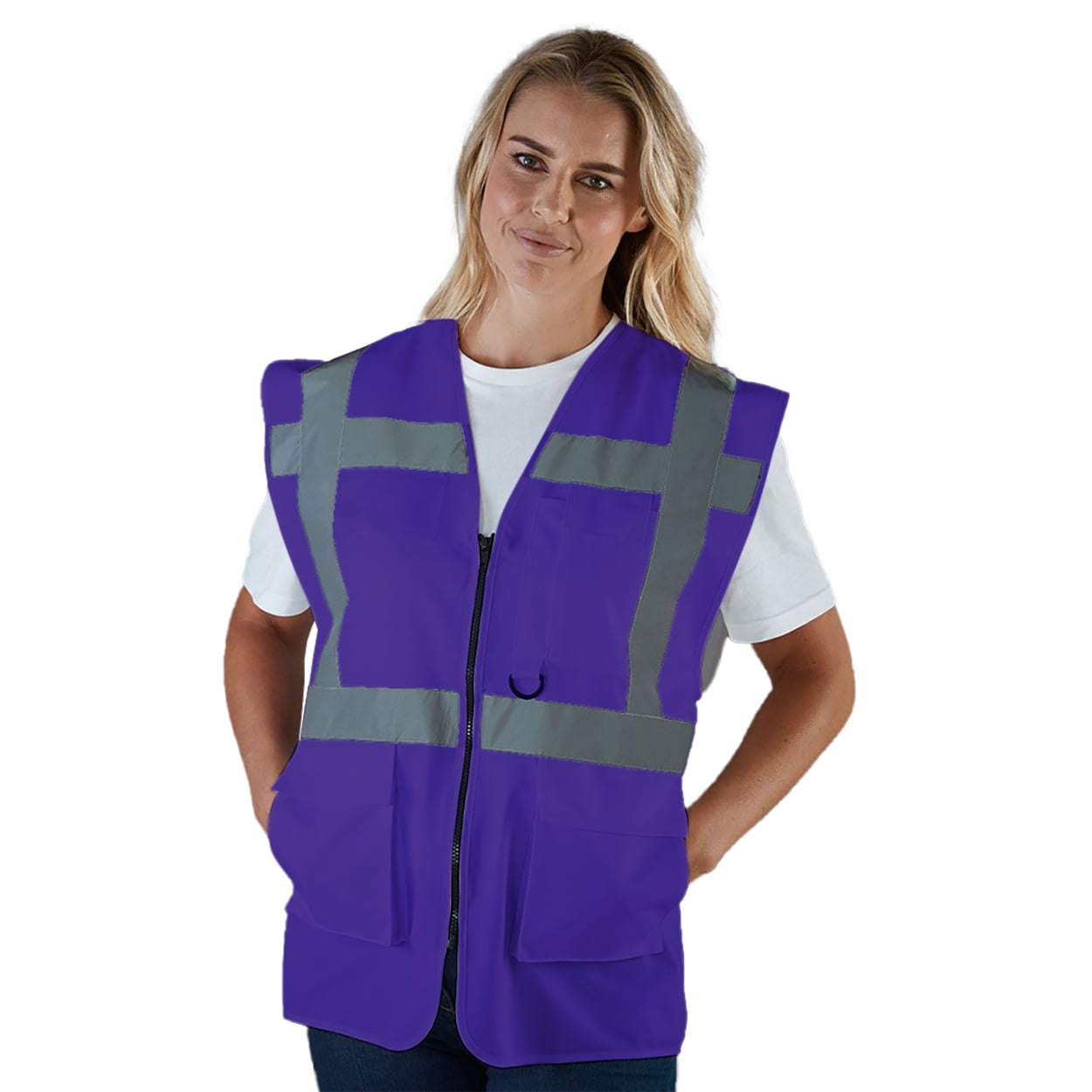 Yoko Hi-Vis Premium Executive/Manager Waistcoat / Jacket - Walmart.com