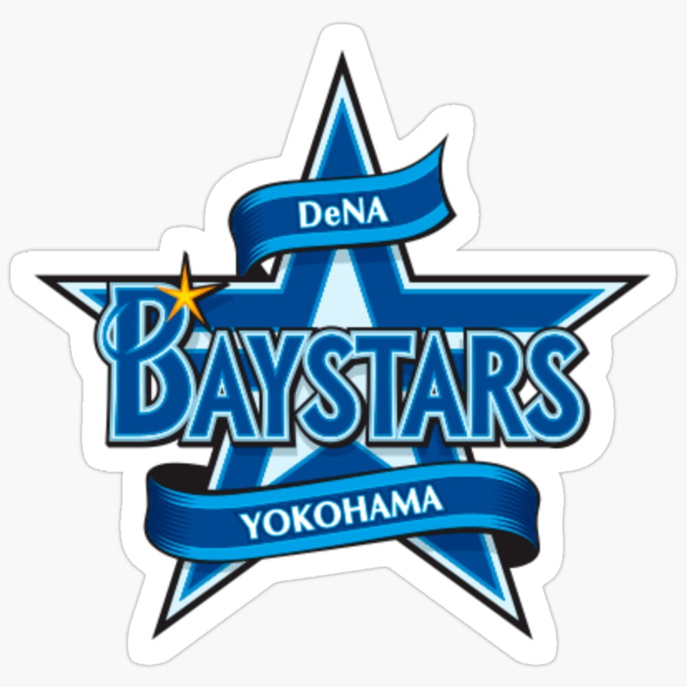 Yokohama Dena Baystars Sticker Phone Decal Water Bottle Stickers Car ...