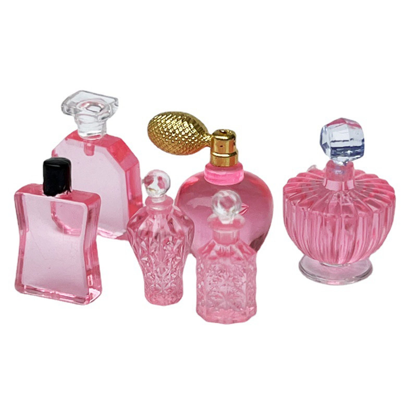 Yokua 0.79in Kids Interactive Dollhouse Retro Perfume Bottle Pretend ...