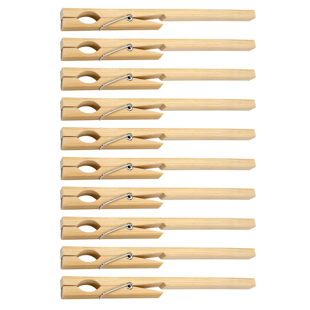 Yokua 10Pcs Safe Test Tube Holder Clip for School Laboratory, Wood Test ...