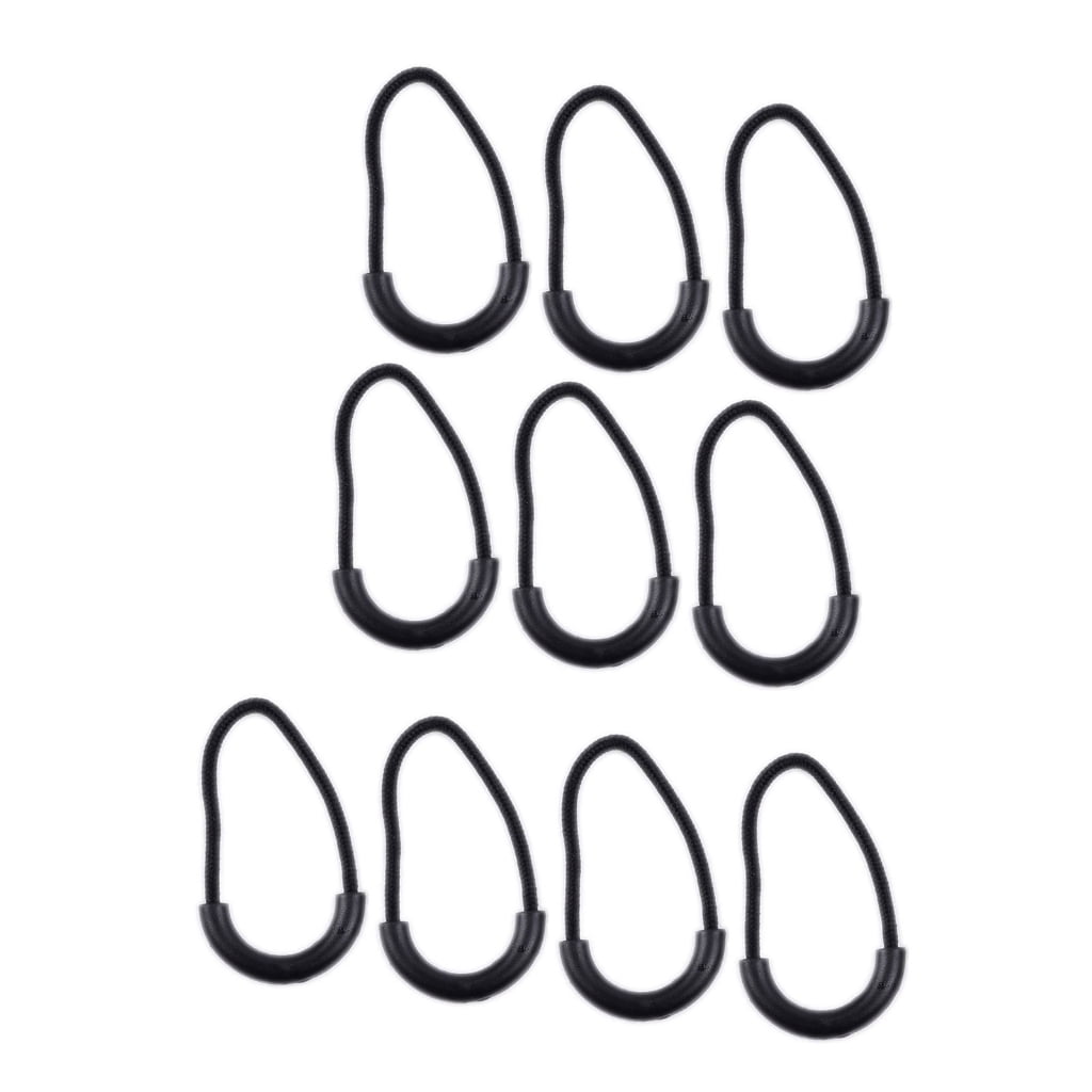 Yokua 10lots Zippers Pull Zips Pullers Rope Sliders Cord Fastener Cord ...