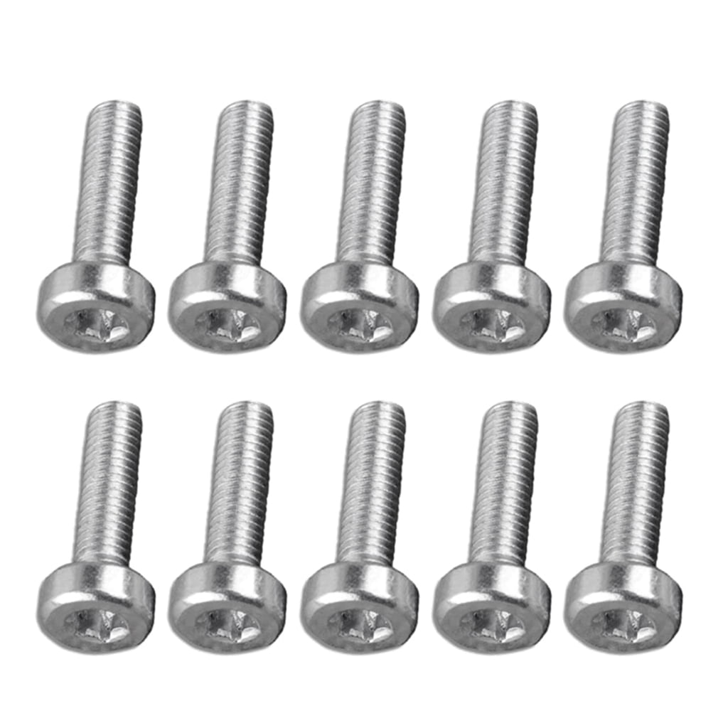 Yokua 10pcs Silver Torx Spline Screw Bolt T27 5mmx18mm M5X18 Fit For ...