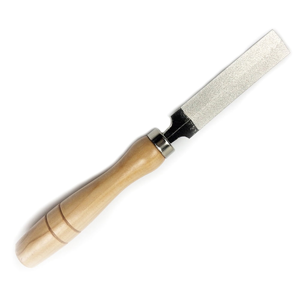 Yokua 3 inches Diamond Rhombic File Wooden Handle Metal Diamond Wood ...