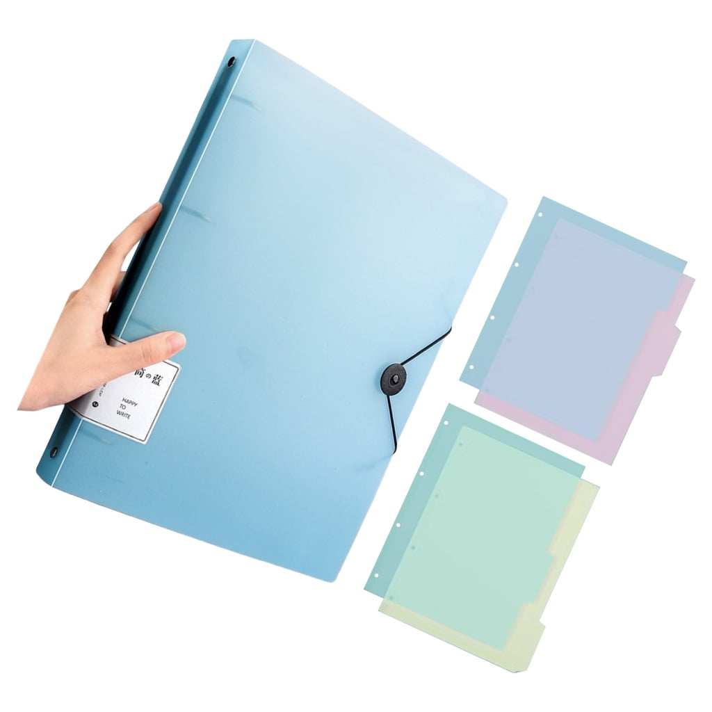 Yokua 4 Rings Binder Document Organizers Presentation Display Folder ...