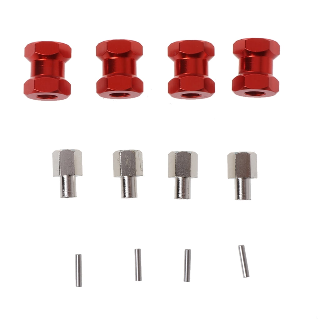 Yokua 4PCS Wheel Hex Hub M12 12mm Extension Adaptor M15 15mm 4 Longer ...