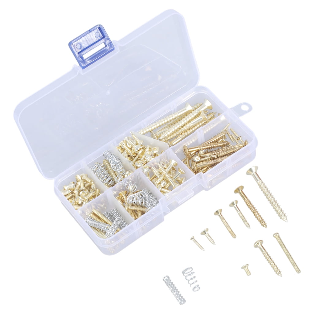 Yokua 9 Types Guitar Screws for Electric Guitar Neck Plate, Pickguard ...
