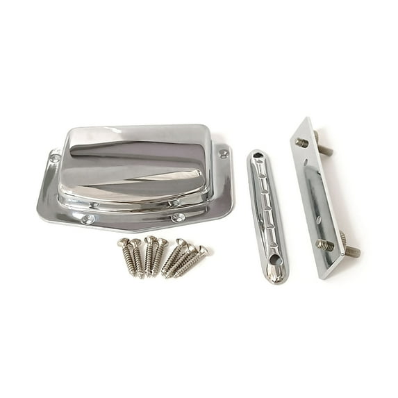 Yokua Adjustable Guitar Bridge Tailpiece with Bridge Cover Pulling ...