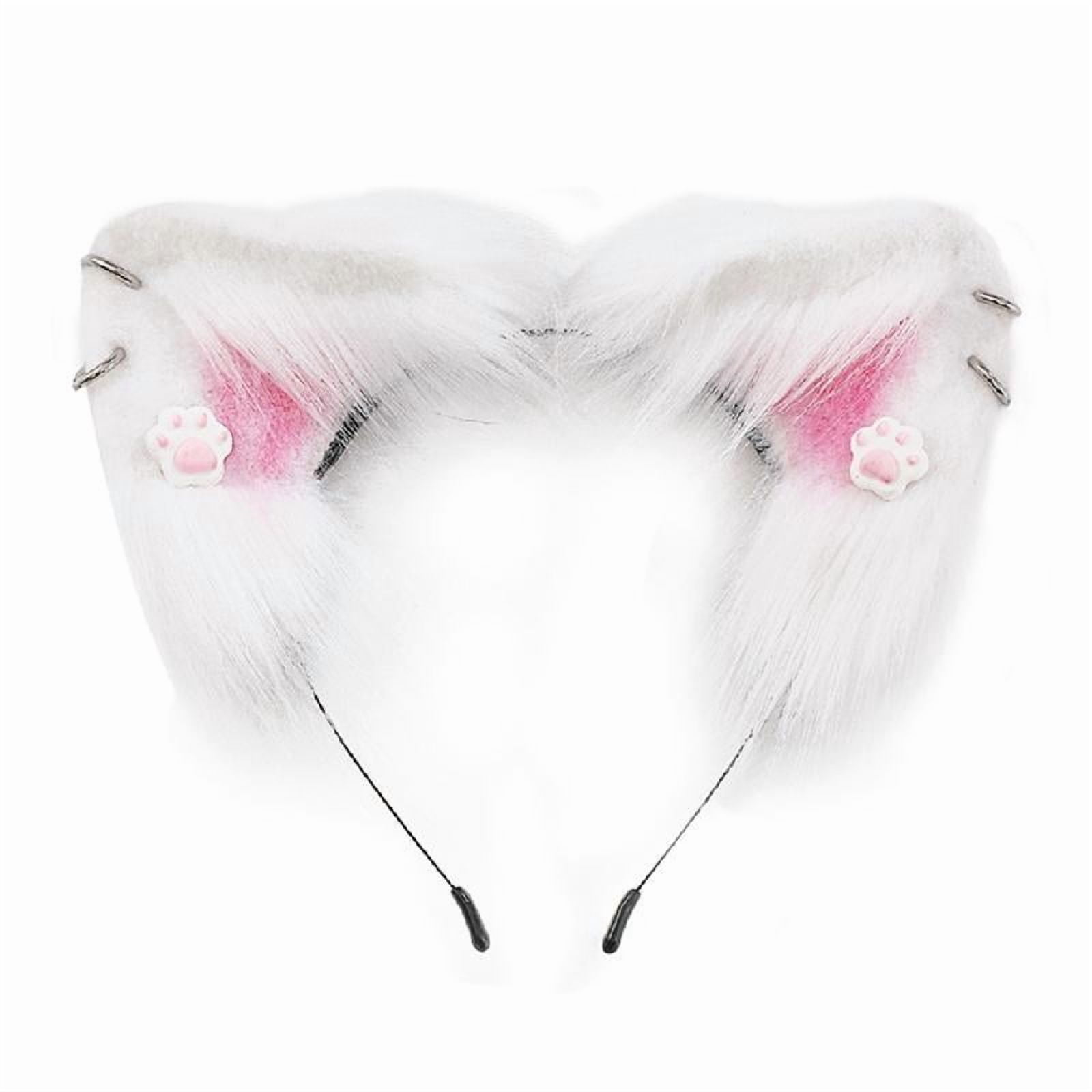Yokua Adult Cartoon Cat Ears Shape Headband with Ear Studded Halloween ...
