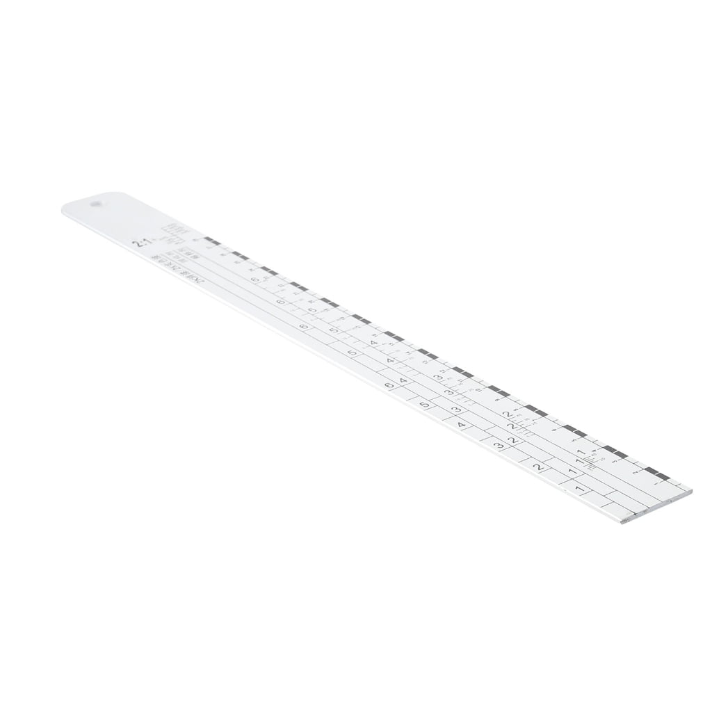 Yokua Automotive Paint Mixing Ruler Stainless Steel Coating Thickness ...
