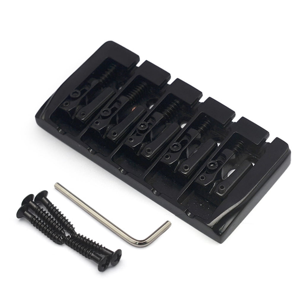 Yokua Bass Guitar Bridge Bass Bridge Assembly Replacement 5 String Bass ...
