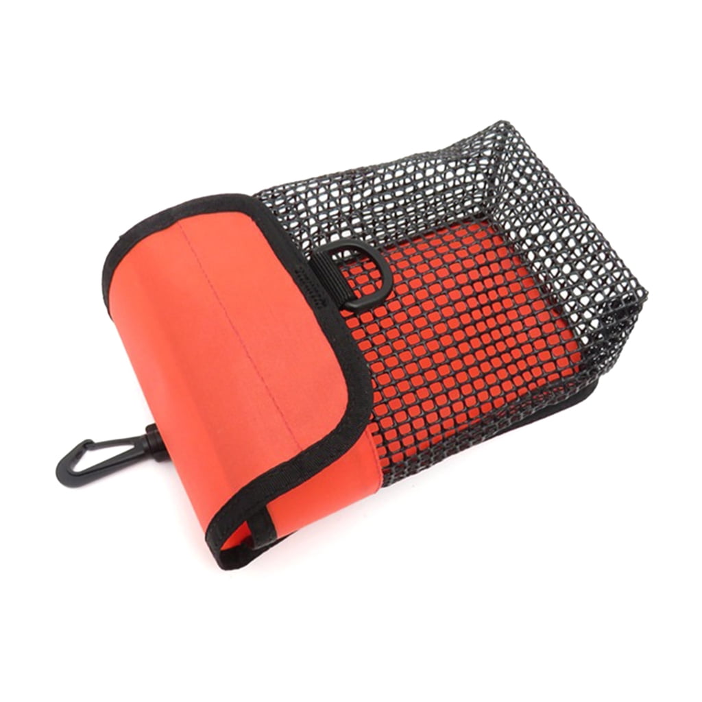 Yokua Buoys Mesh Storage Pocket Divings Gear Bag Finger Reel Safe ...