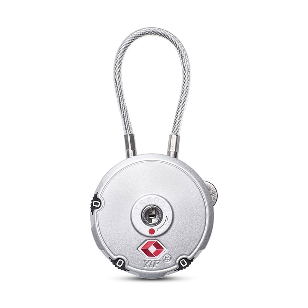 Yokua Cable Lock Anti-theft Lock 3-Digit Helmet Lock Tear Resistant ...