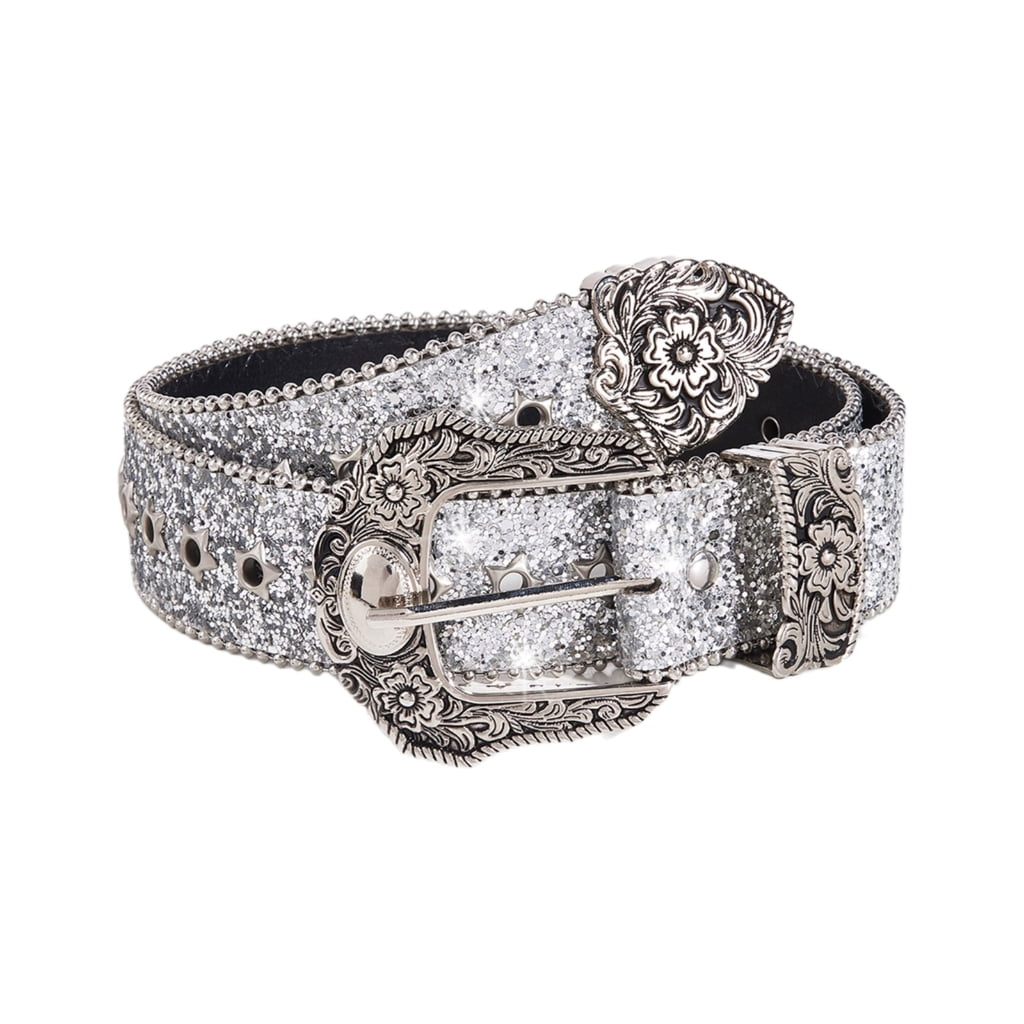 Yokua Carving Waist Belt Chain Encrusted Glitter Belly Chains for Rock ...