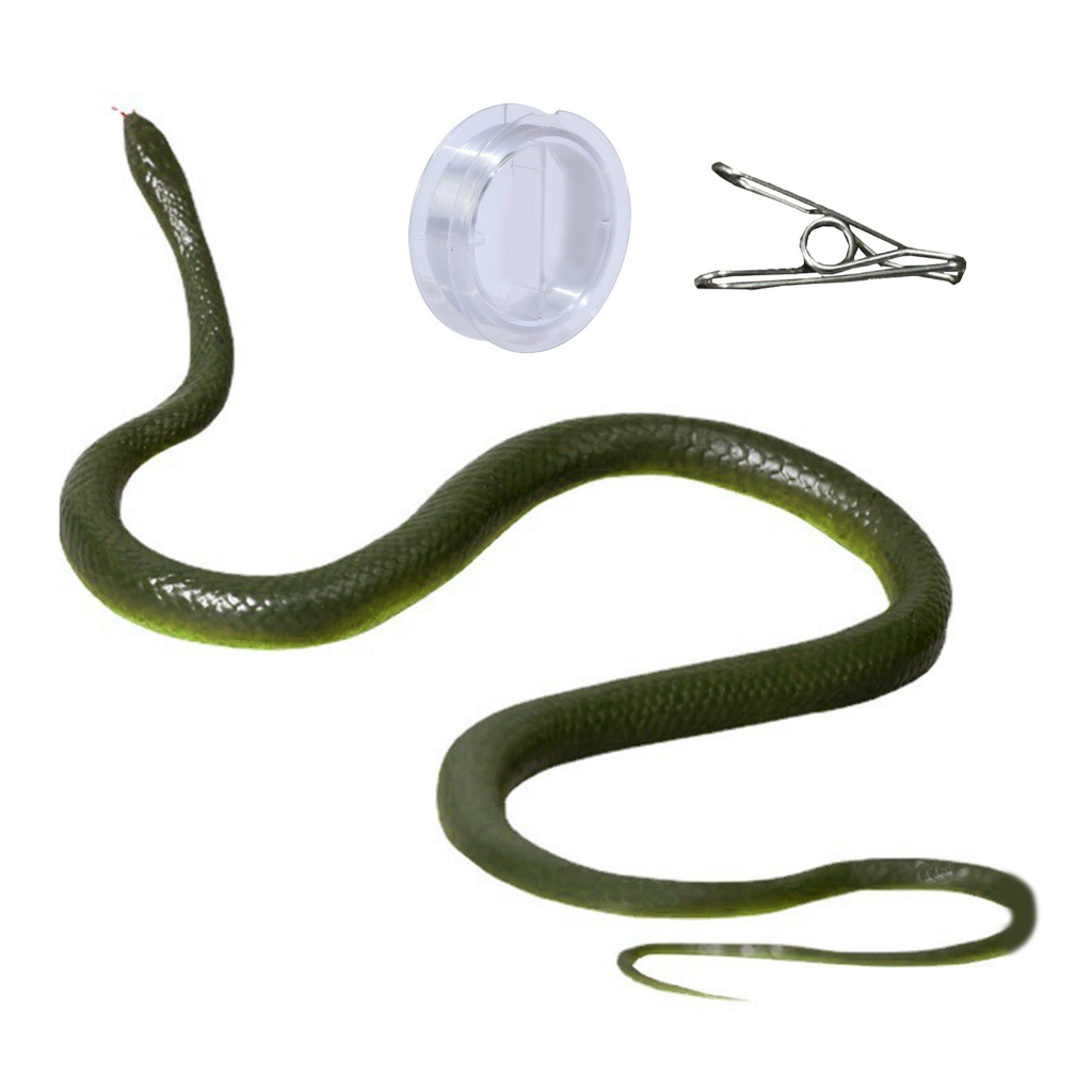 Yokua Clip On Snake Toy Office Snake Prank Trick Toy AprilFools ...