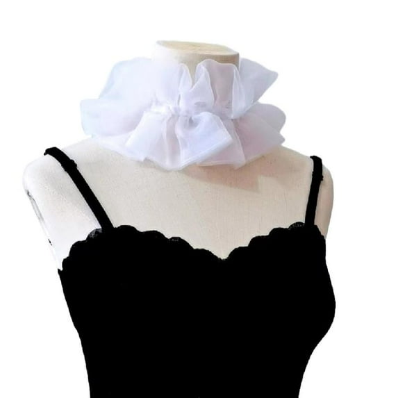 Yokua Collar Choker Sweet Ruffled Choker Elizabethan Collar Medieval ...