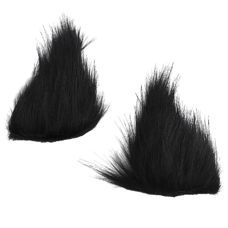 Yokua Cosplay Anime Hair Clip Plush Cat Ear Barrettes Gothic Dress Up ...