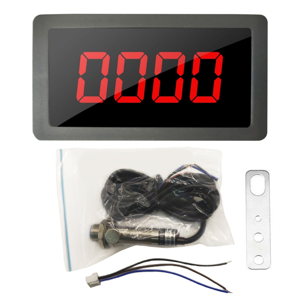 Yokua Digital LED Tachometer for Lathes AC110V-230V High Precisions ...