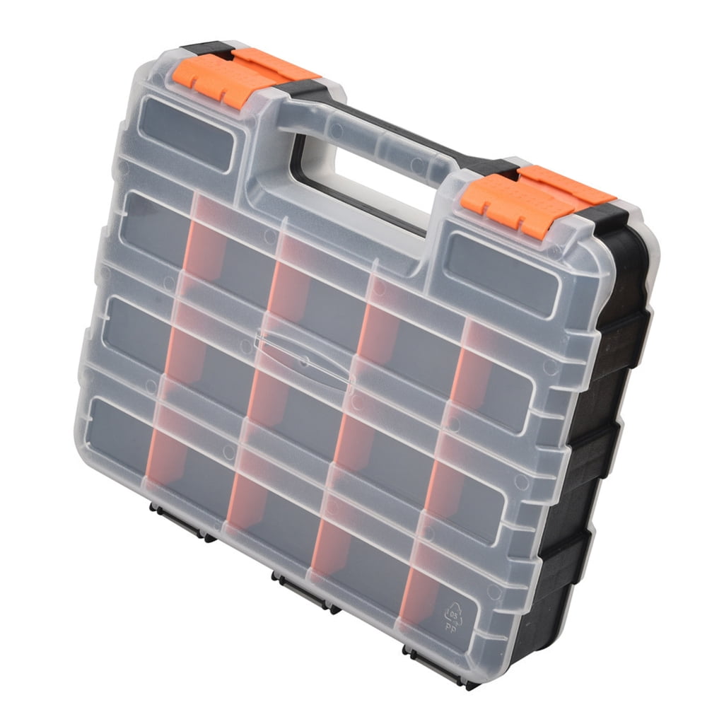 Yokua Double Side Tools Box Hardware Tool Container Bin Small Parts ...