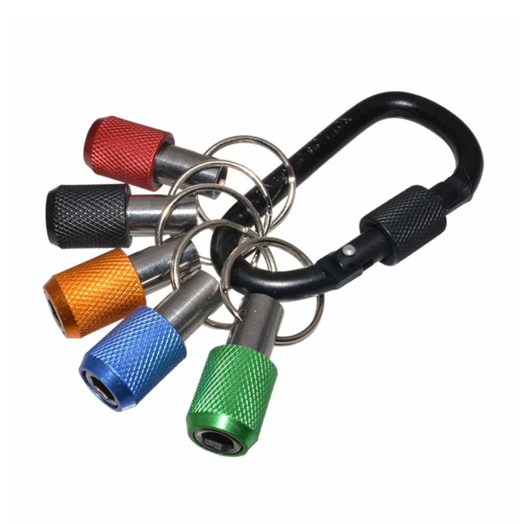 Yokua Drill Bit Extension Bar Quick Change Keychain Holder 1/4 Drill ...