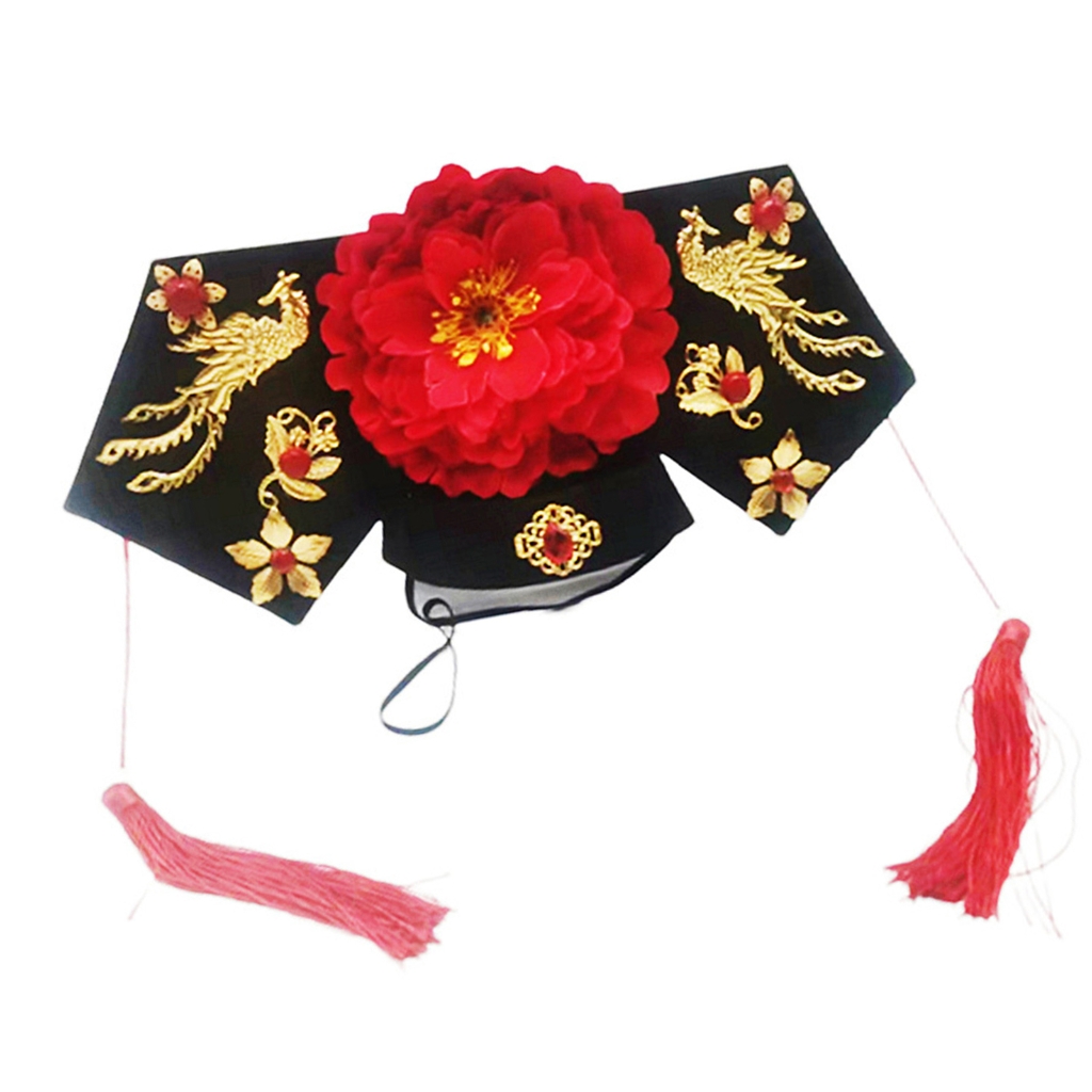 Yokua Dyansty Princess Headband for Female Vintage Chinese Royal Flower ...
