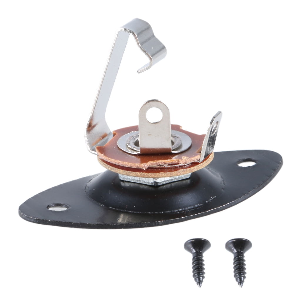Yokua Electric Guitar Loaded Jack Socket Cover Plate With Screws Guitar ...