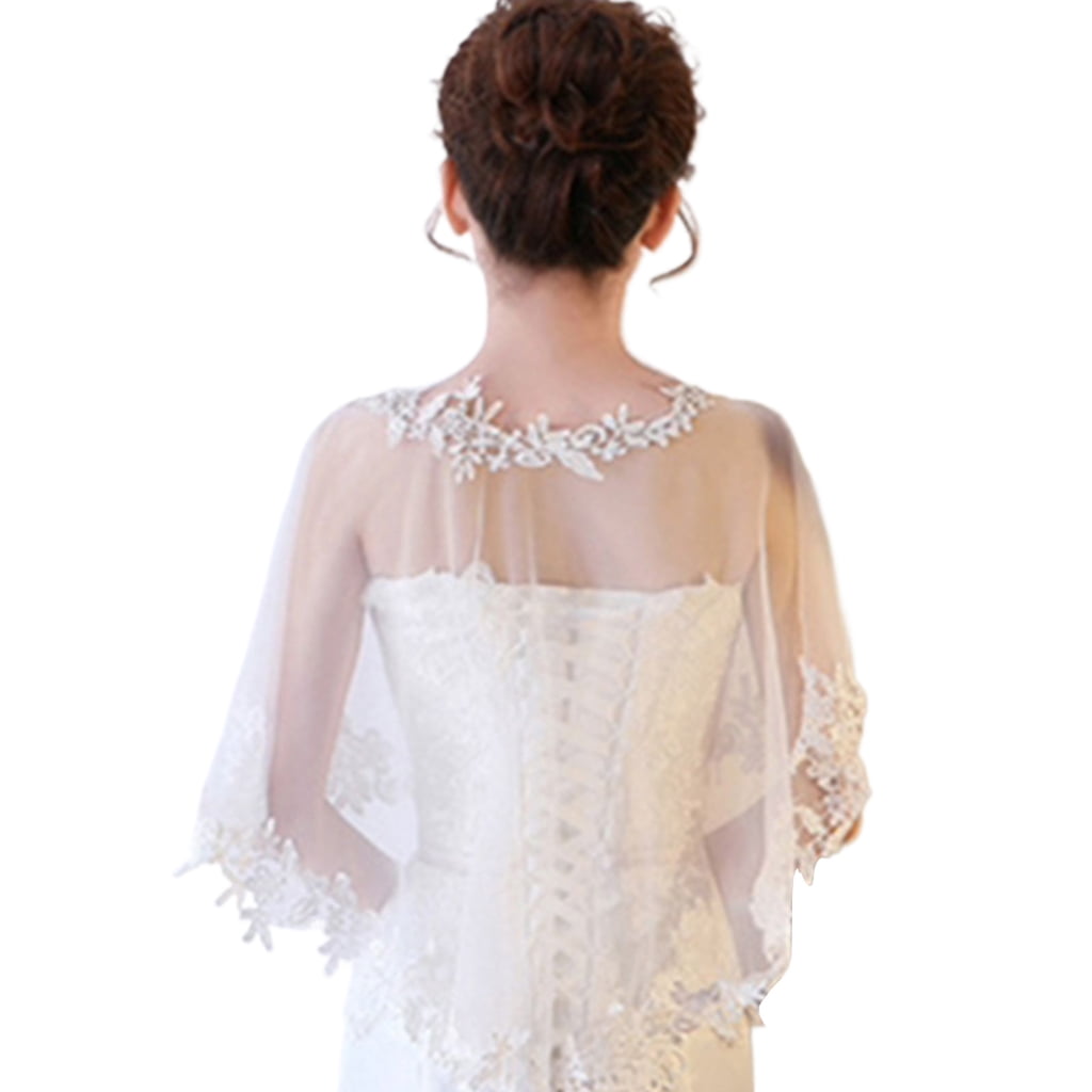 Yokua Elegant Wedding Ceremony Veil Shawl Bridal Veil Engagement Event ...