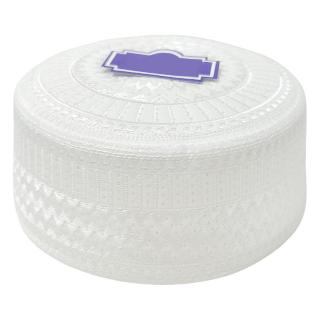 Yokua Embroidery Men’s Prayer Hat Saudi Arabia Islamic Hat Round Skull ...