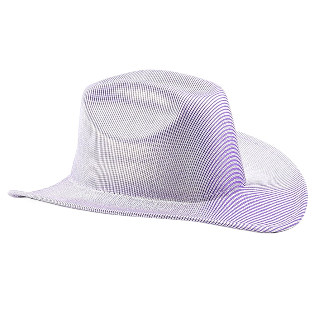 Yokua Fashion Bachelorette Party Hat Nightclub Cowboy Hat Wide Brims ...