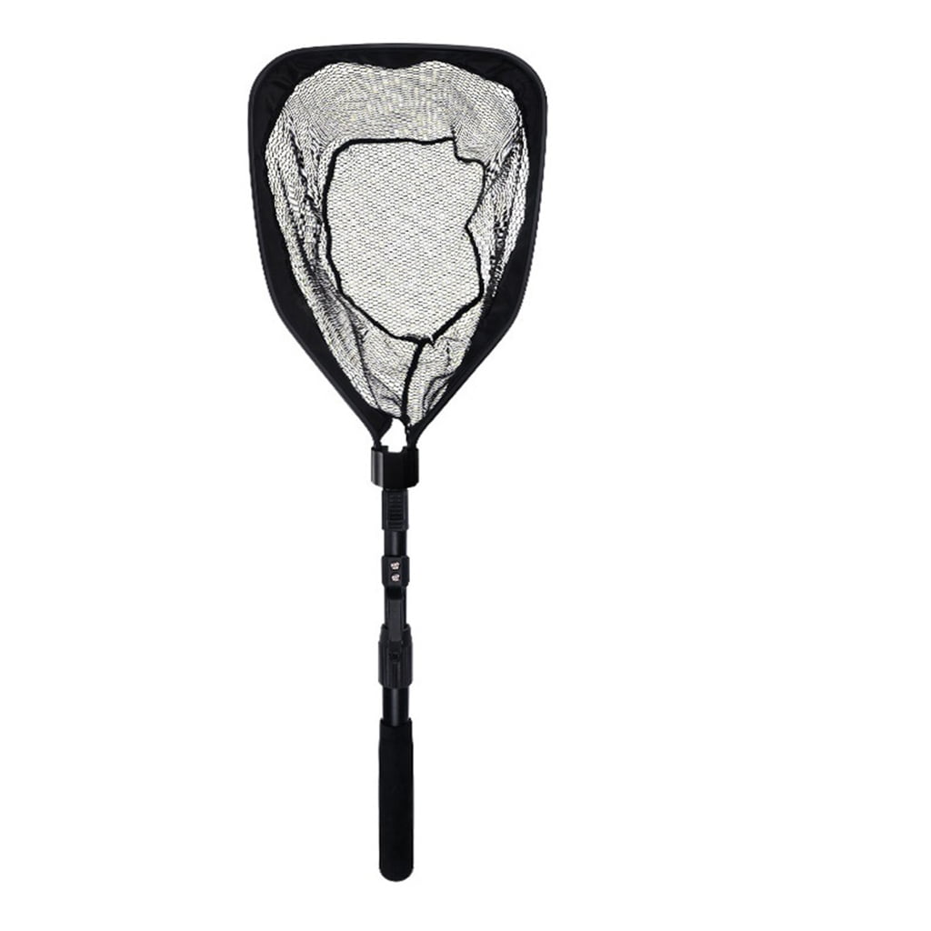 Yokua Fishing Net Landing Net, Aluminum Rod Handle EVA Grip Rubber Dip ...