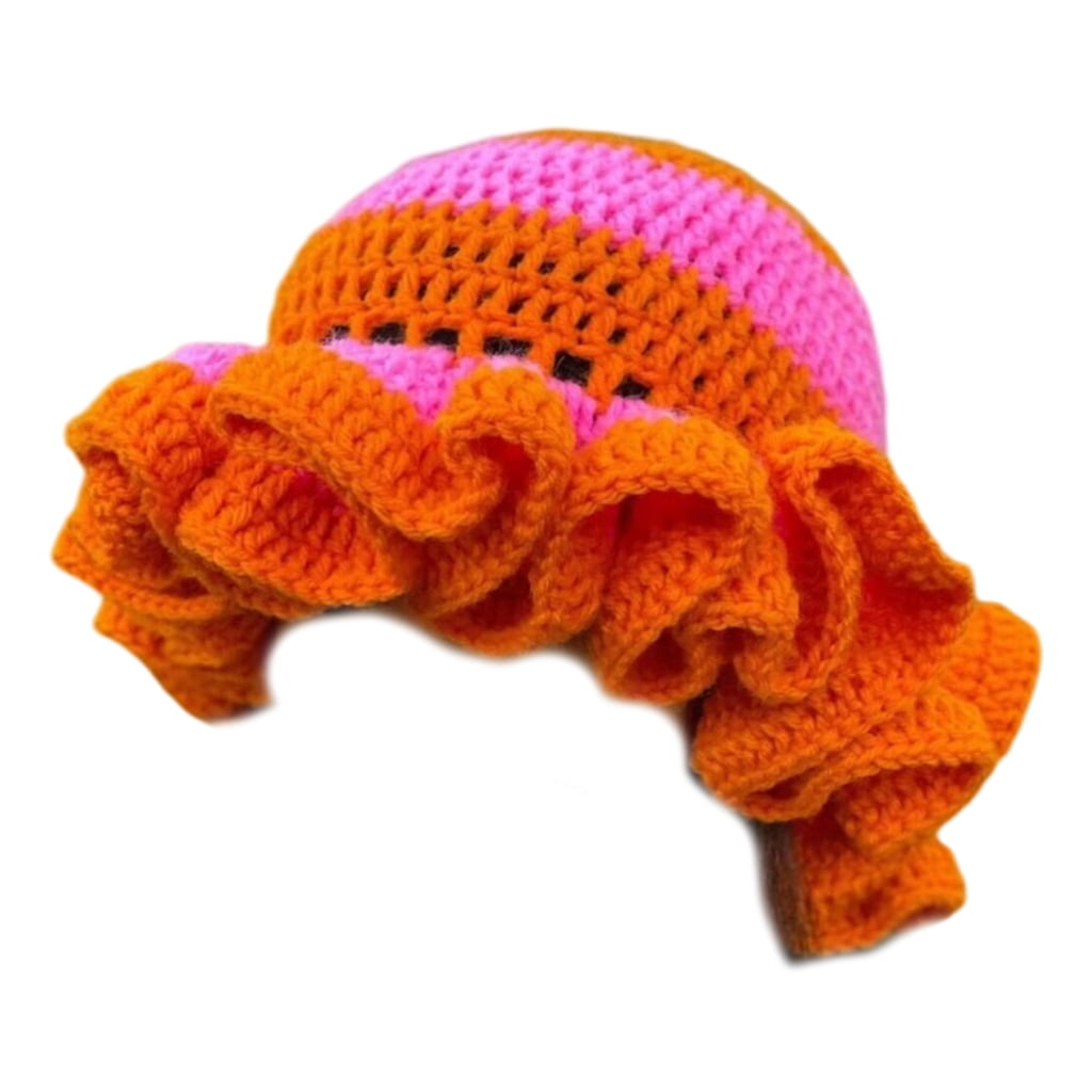 Yokua French Sun Hat Crochet Bucket Hat Elegant Bonnet Hat Women Spring ...