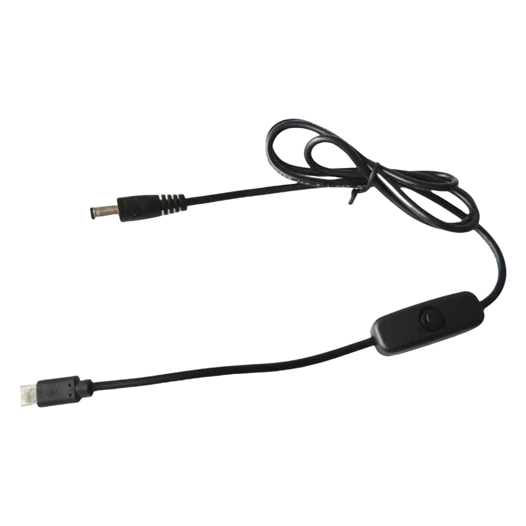 Yokua Friendly USB C PD to 5.5x2.1mm 12VDC Power Cable for Electronics ...