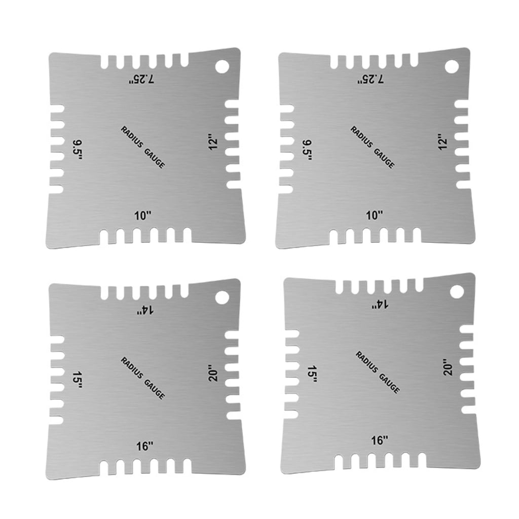 Yokua Guitar Gauge Measuring Fret Ruler Guitar Neck Straight Guitar ...