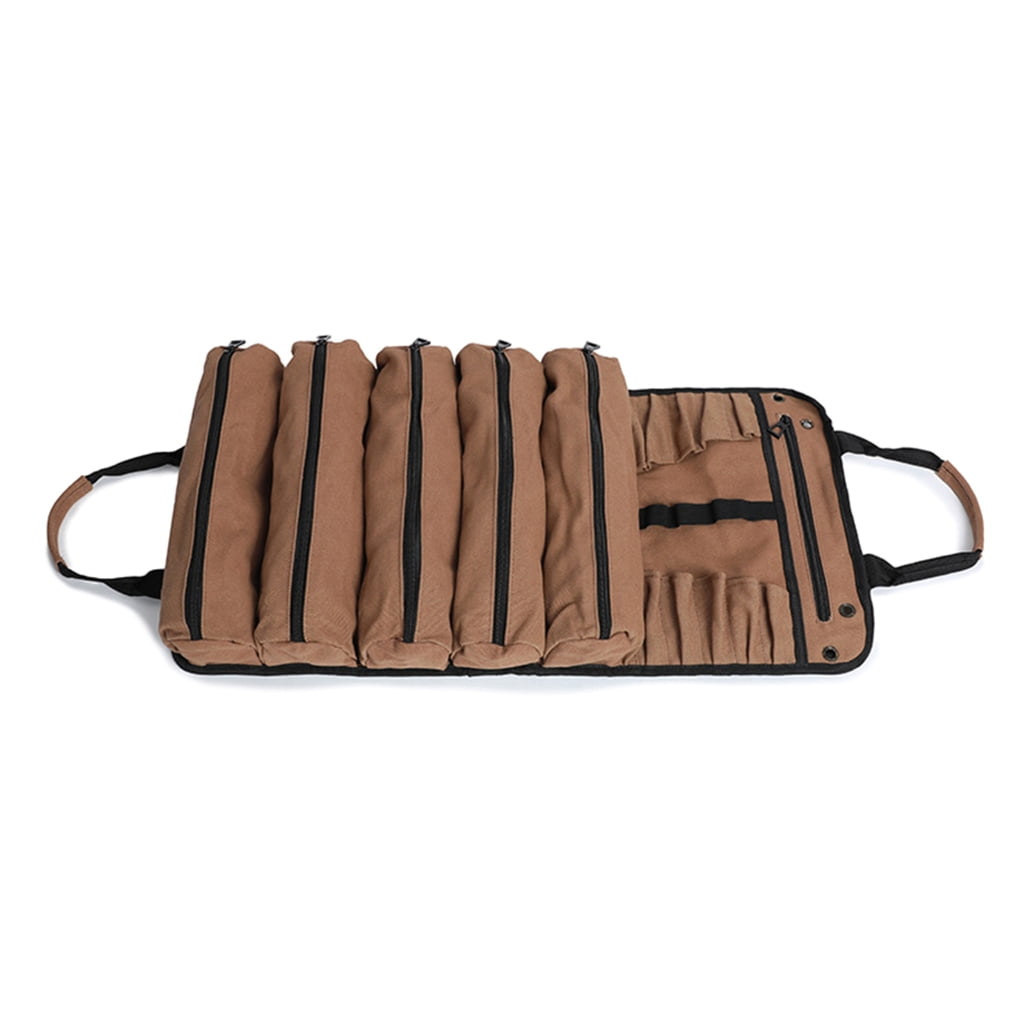 Yokua Heavy Duty Roll Up Tool Bag Canvas Tool Roll for Efficient Tool ...
