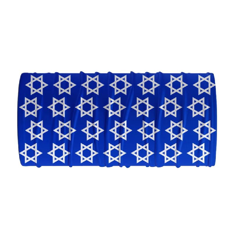 Yokua Israeli National Flags Neckerchief Stretch Scarf Head Wrap ...