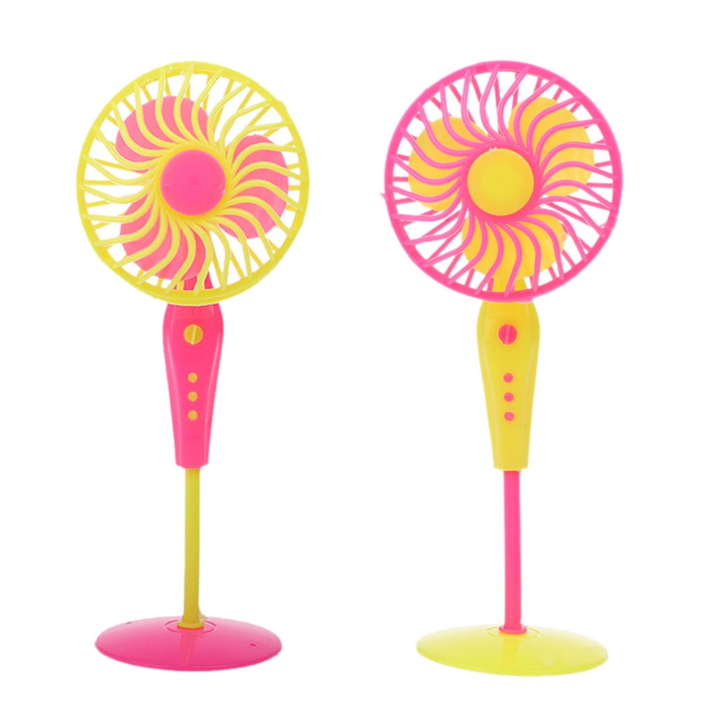 Yokua Kids Funny Dollhouse Tailor Toy Mini Plastic Fan Machine Portable ...