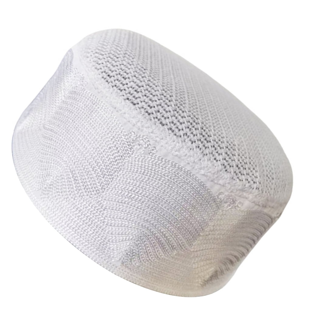 Yokua Kippah Ethnic Muslims Men Prayer Hat Crocheted Islamic Kufi Hat ...
