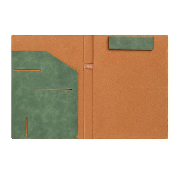 Yokua Leather Business Folder A 4 Writing Case Clipboard Folder ...