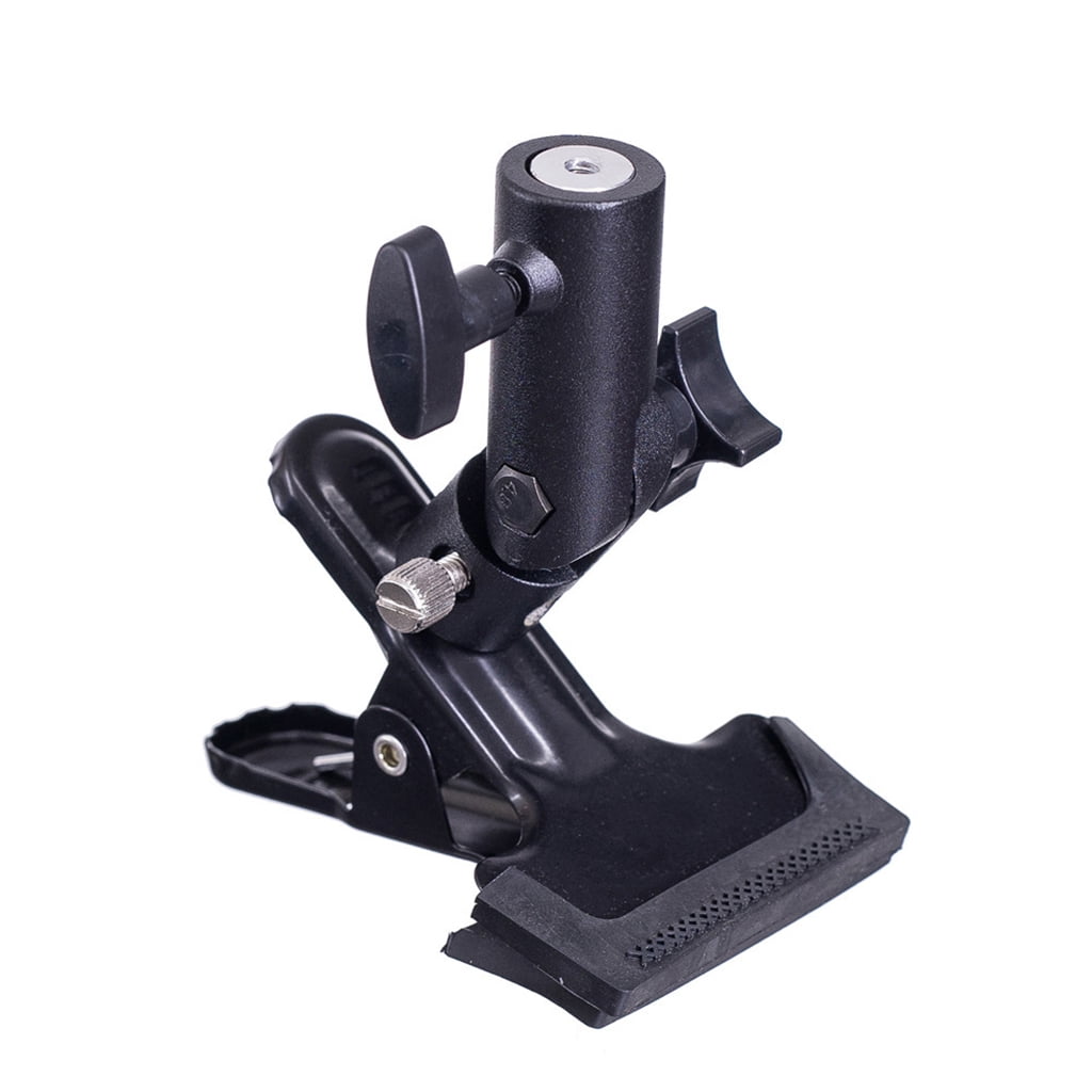 Yokua Light Stand Heavy Duty Metal Clamp Bracket with 1/4" Screw 8cm x ...