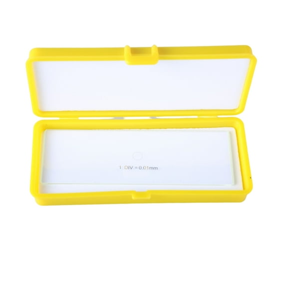Yokua Microscope Calibration Slide Acrylic Stage Micrometer Reticle ...