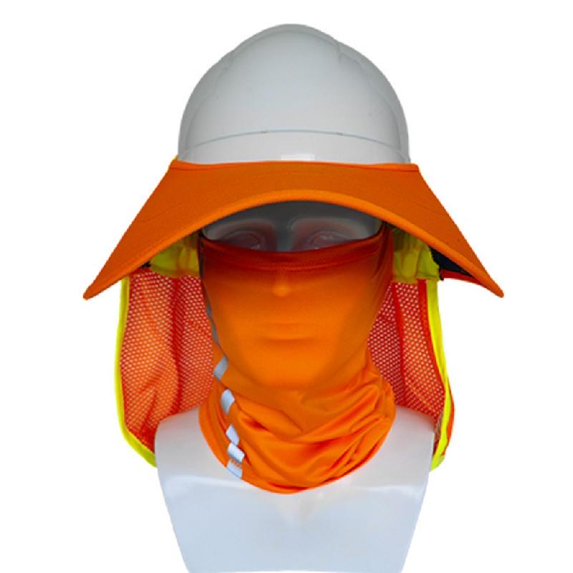 Yokua Neck Protect Sun Shade for Hard Hats Foldable High Visibility ...