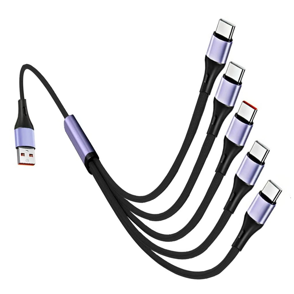 Yokua Portable 66W USB Charger Cable 5 In 1 Charger for Various ...