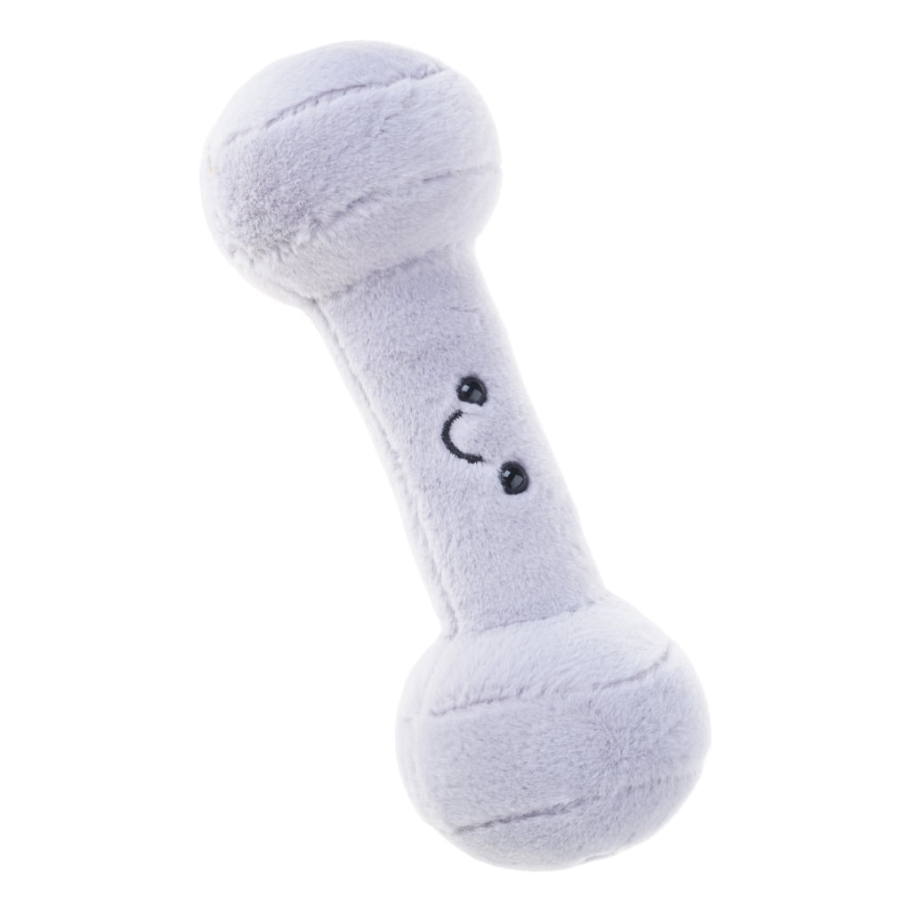 Yokua Portable Mini Dumbbell Shape Plush Infant Toy Baby Shower Gift ...