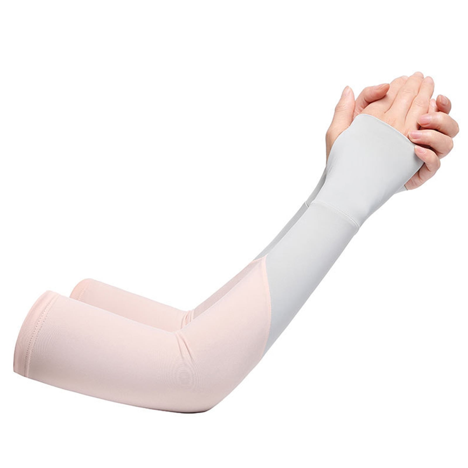 Yokua Quick Dry Cooling Arm Sleeves With Thumb Holes Unisex UV for Sun ...