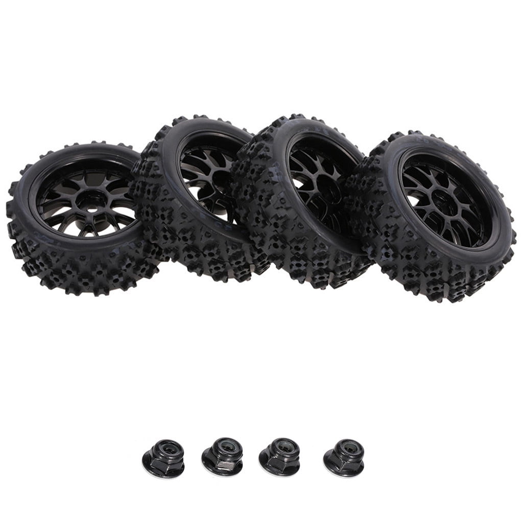 Yokua RC Crawler Plastic Wheel Hub Rubber Tire Realistic R/C ...